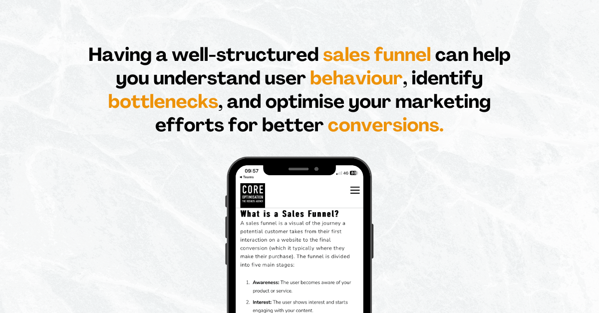 How To Create a Custom Funnel in GA4 | Core Optimisation